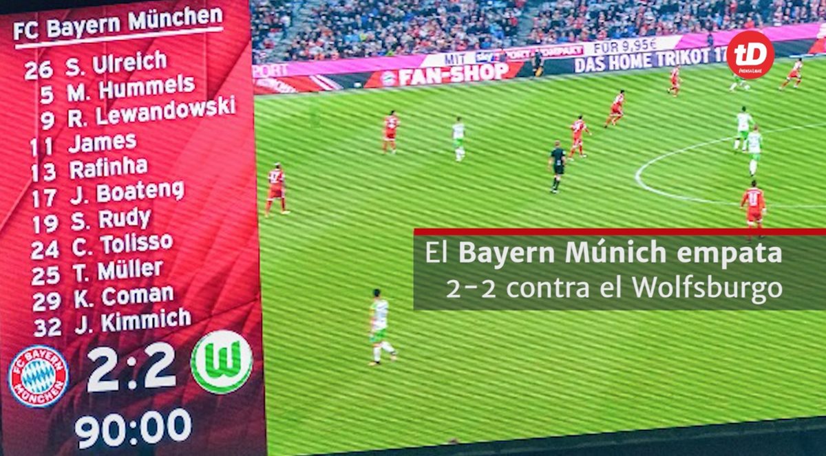 El Bayern deja escapar puntos