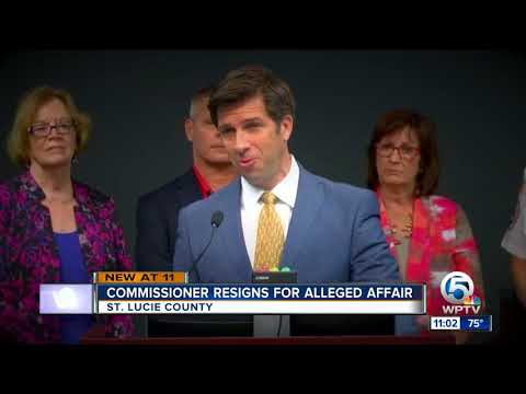 Commissioner resigns for alleged affair