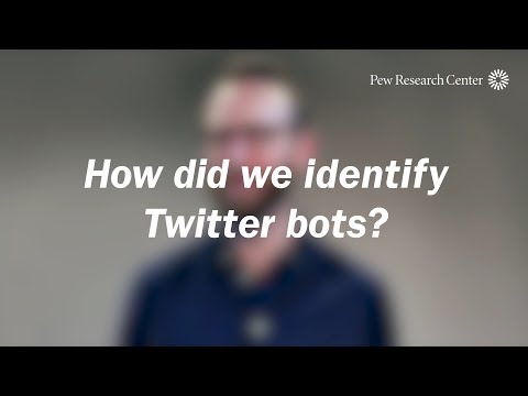 How Did Pew Research Center Identify Twitter Bots