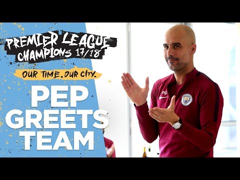Pep's Speech To Players & Staff | "We Are All Champions"
