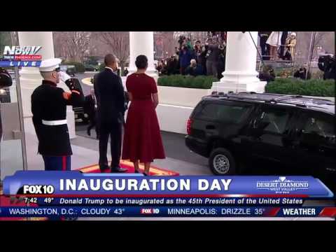 President Donald Trump - Arrives At White House Inaguration Day 2017