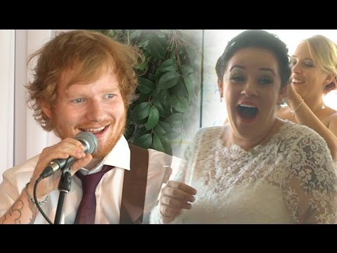 Ed Sheeran sorprende en boda