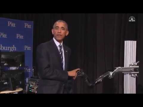 Brain Chip Helps Paralyzed Man Fist-Bump President Obama