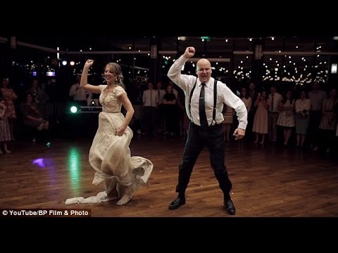 BEST surprise Epic Wedding Routine: Father daughter dance