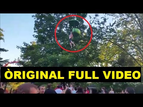 Teen Girl's Horrifying Drop From 25 Feet high Six Flags Ride // Girl ...