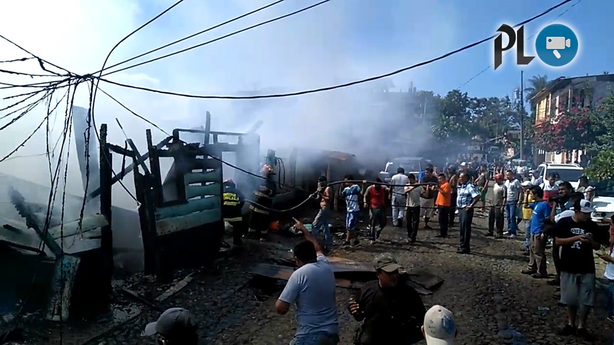 Incendio en Coatepeque