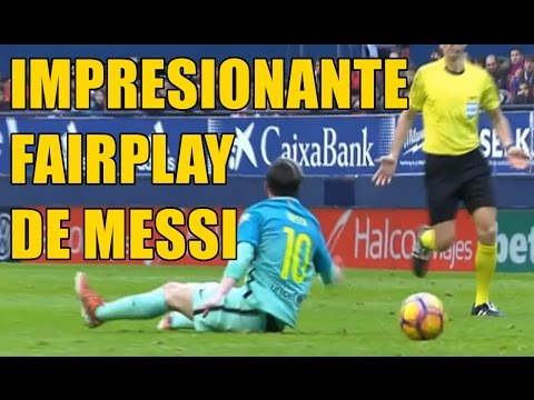 Fair play de Messi