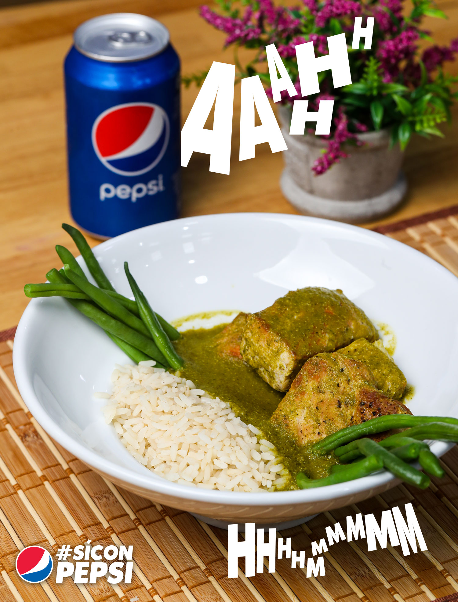 El jocón sabe mejor junto a una Pepsi