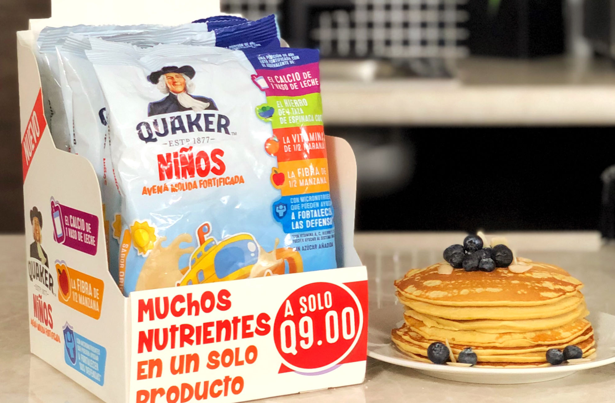 Que sus hijos empiecen el día con Quaker Niños