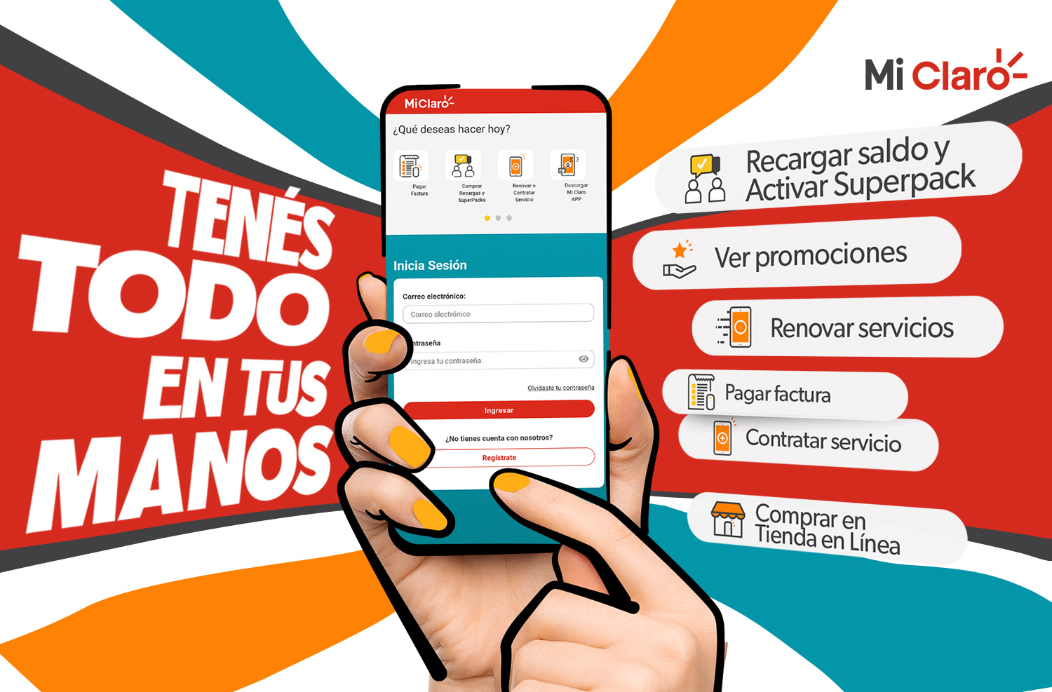 Con Mi Claro tienes más funciones