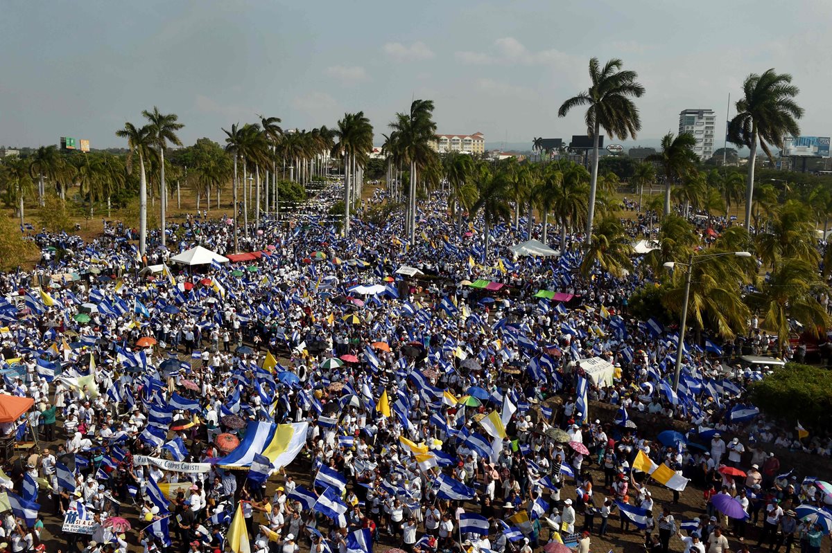 Multitudinaria manifestación en Nicaragua exige justicia, convocada por ...