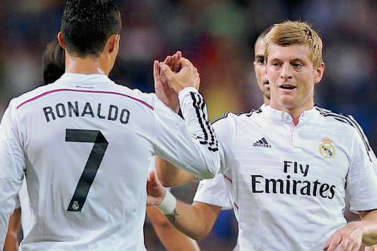 Kroos y Cristiano demuestran su buen corazón