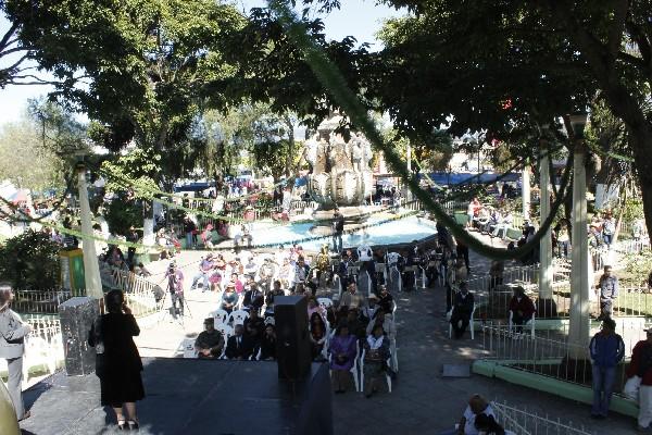 Parque central tiene 75 años