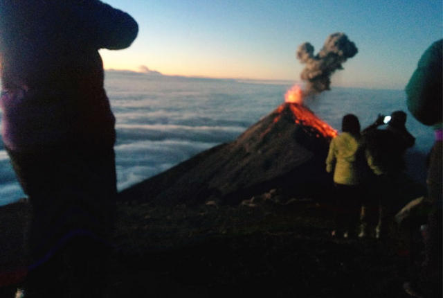 Explosión volcánica