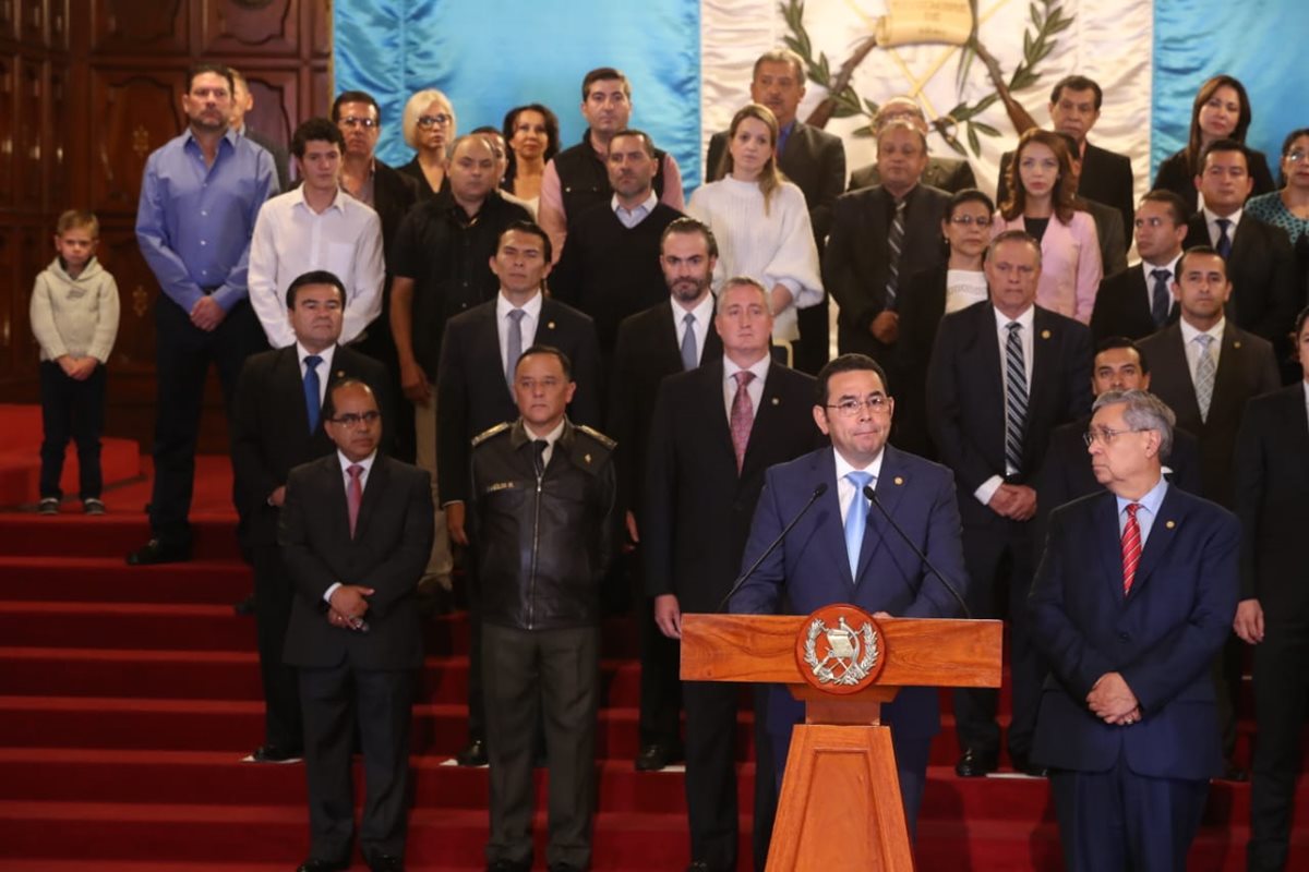 En vivo | Jimmy Morales habla de la Cicig en conferencia de prensa