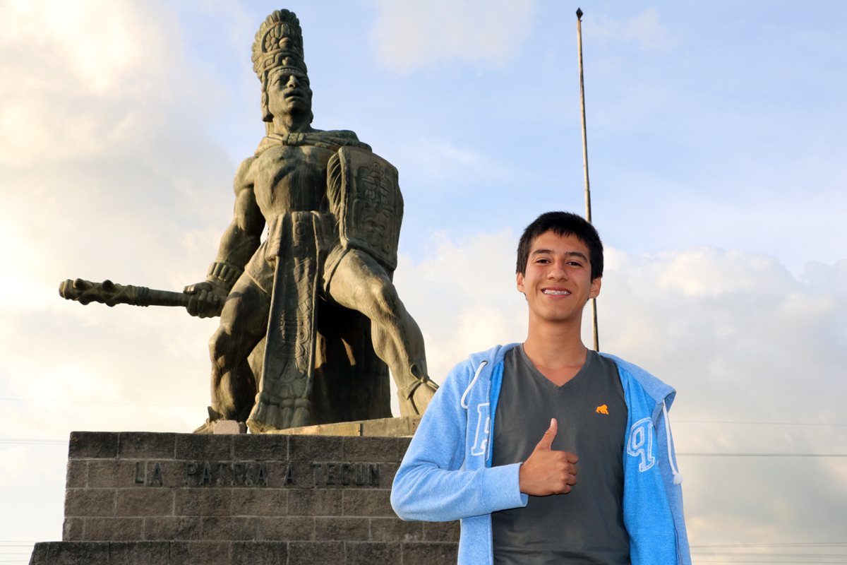 Julio Samayoa un día después de la selfie con Ronaldinho