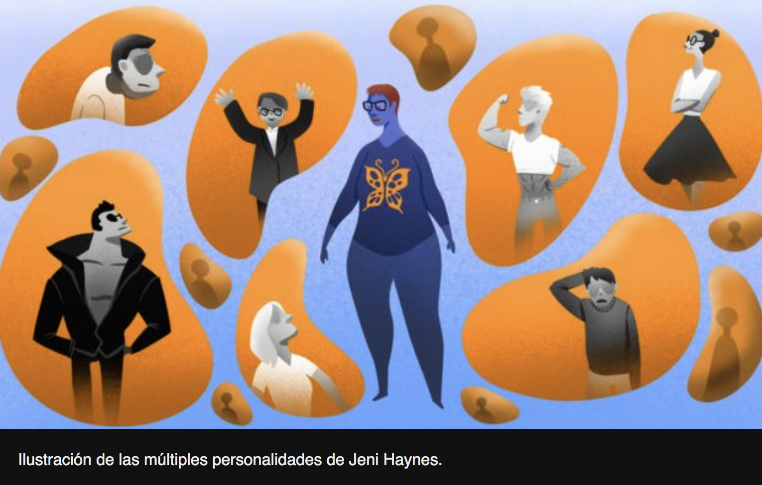 Las 2.500 personalidades que desarrolló Jeni Haynes para sobrevivir a ...