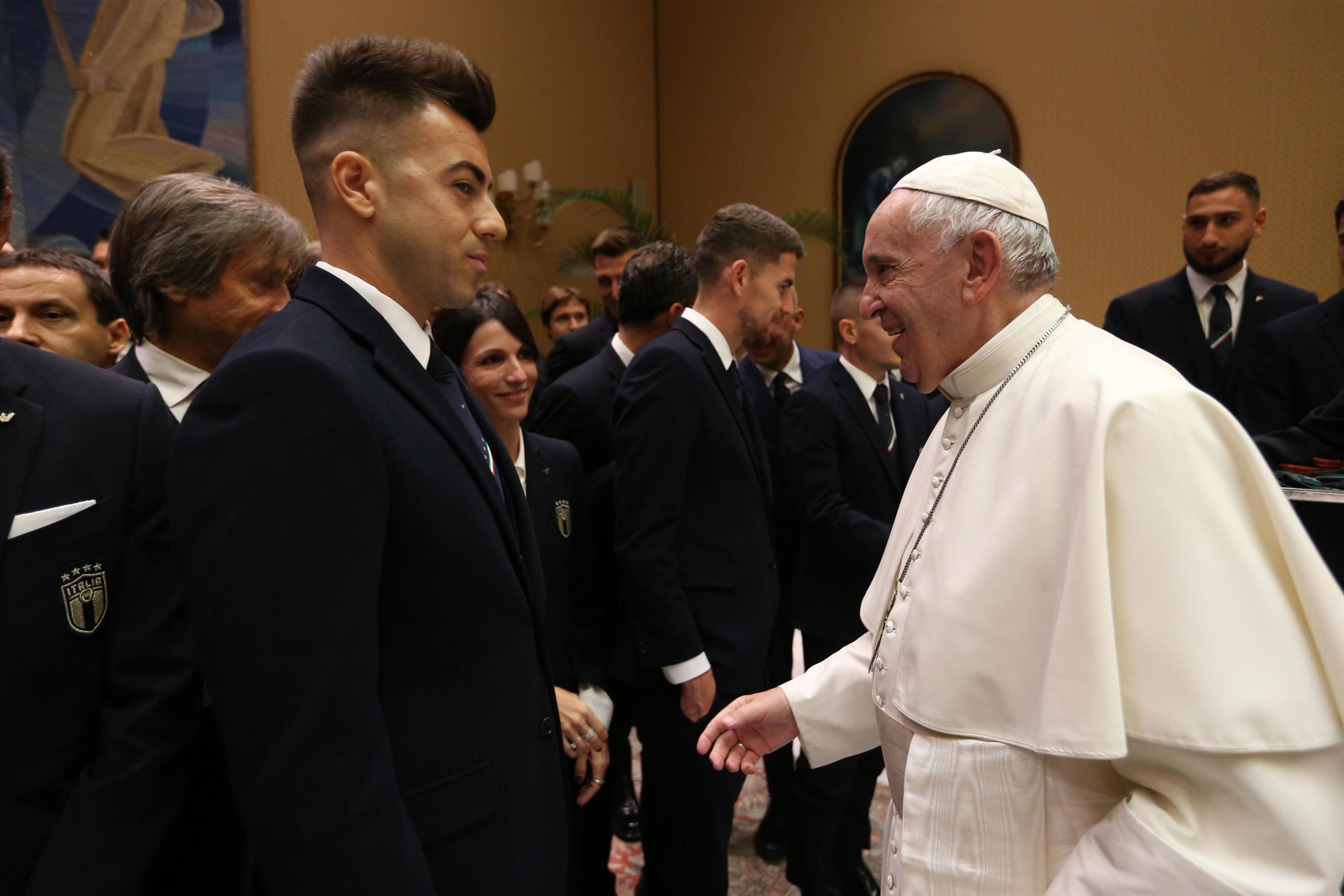 Fotogalería: el papa Francisco se reúne con la selección de futbol de ...