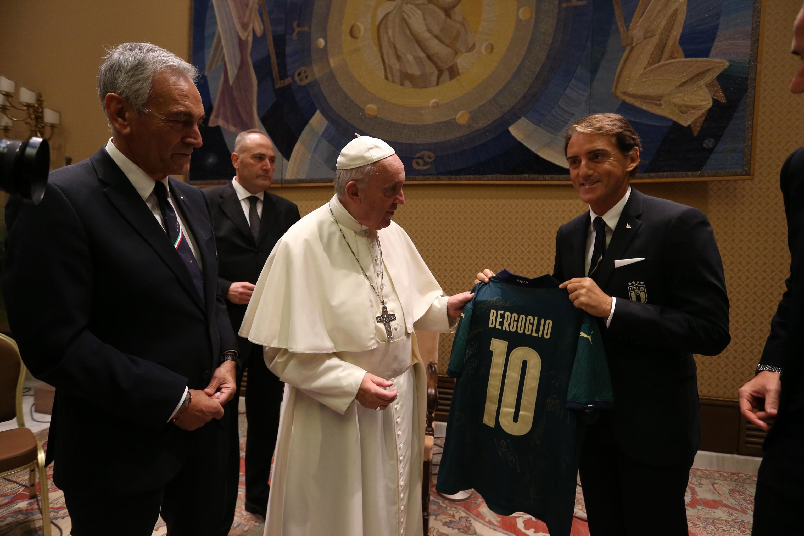 Fotogalería: el papa Francisco se reúne con la selección de futbol de ...
