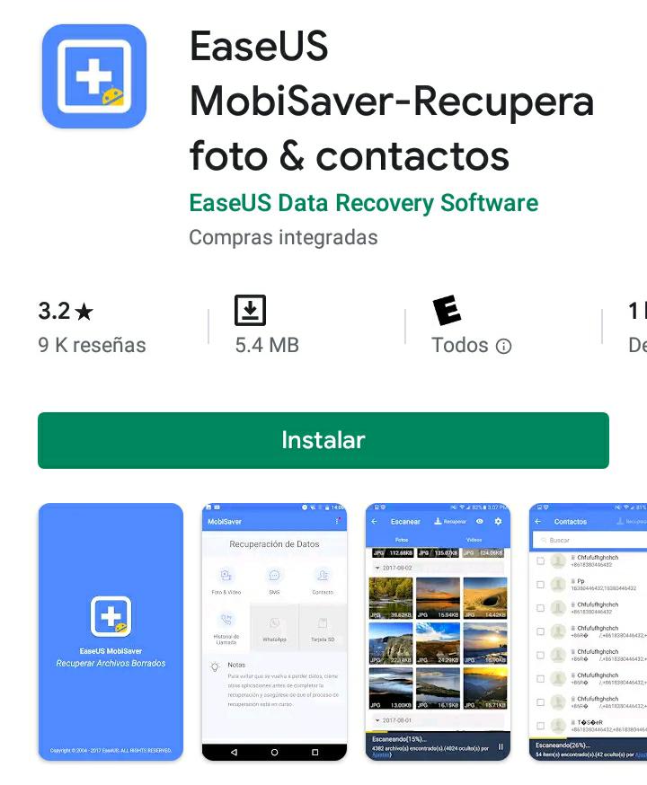 Apps para recuperar los archivos borrados del teléfono Apps para recuperar los archivos borrados del teléfono