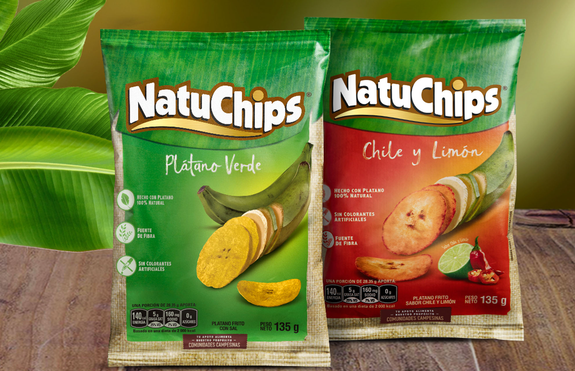 Disfruta las plataninas más frescas del campo guatemalteco