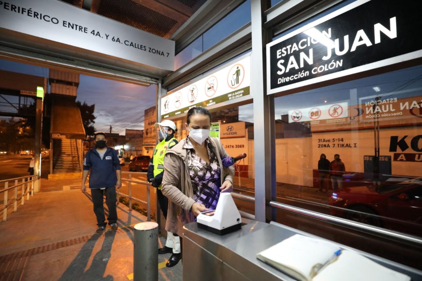 Transmetro completa recorrido de las líneas 6 y 7 que van desde la zona ...