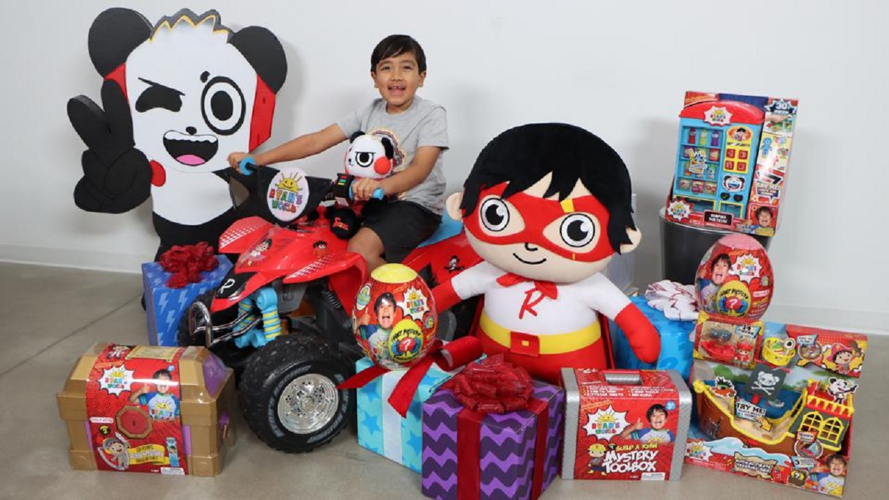 Ryan Kaji, el youtuber de 9 años que se está volviendo cada vez más rico