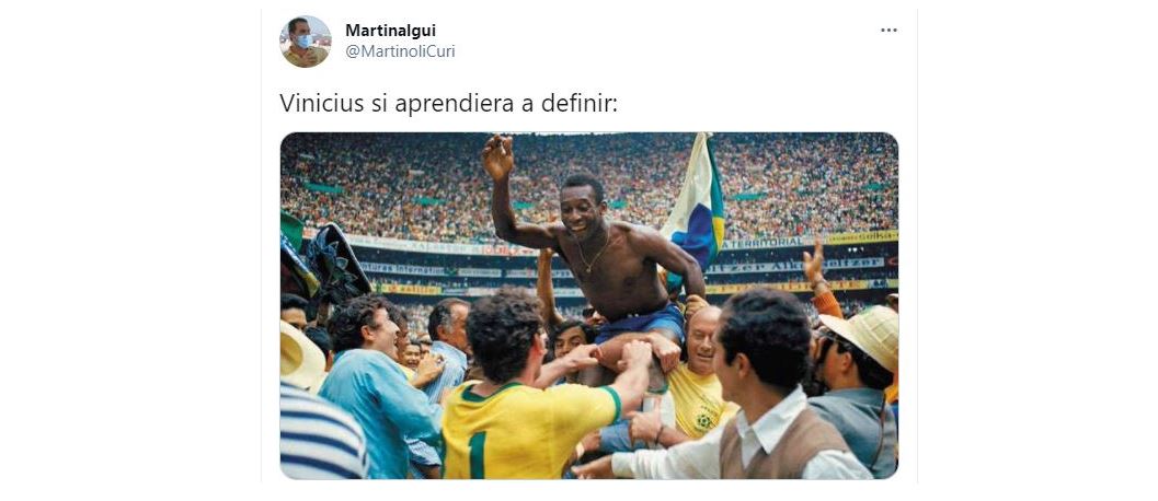 Vinicius, entre elogios y memes después de la clasificación del Real ...