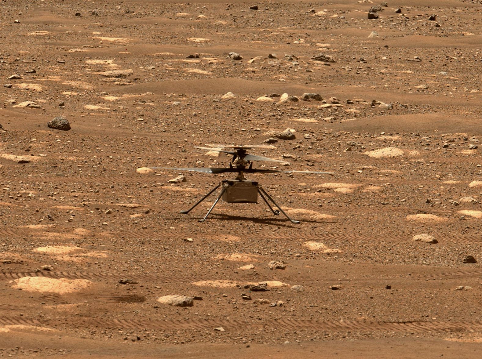 El helicóptero de la NASA está listo para su primer vuelo en Marte ...
