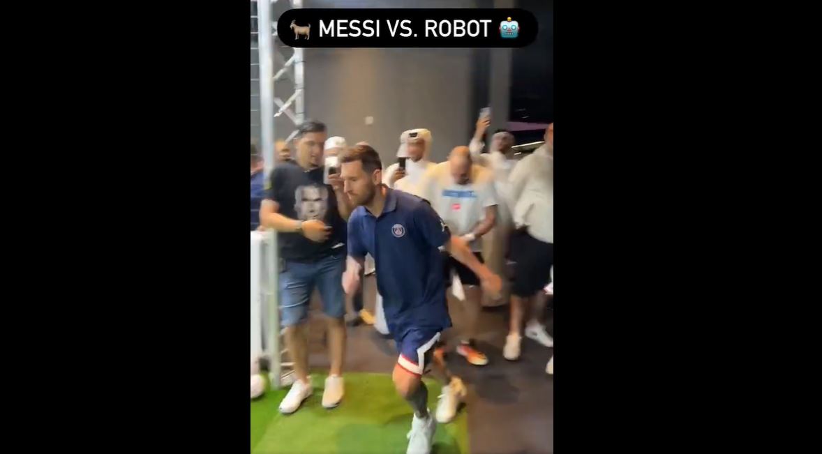 VIDEO | Messi se enfrenta a un portero robot: el jugador argentino del ...