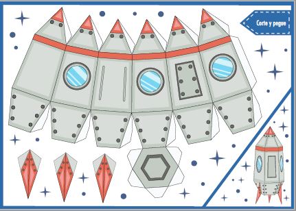 Cómo construir un cohete espacial para jugar