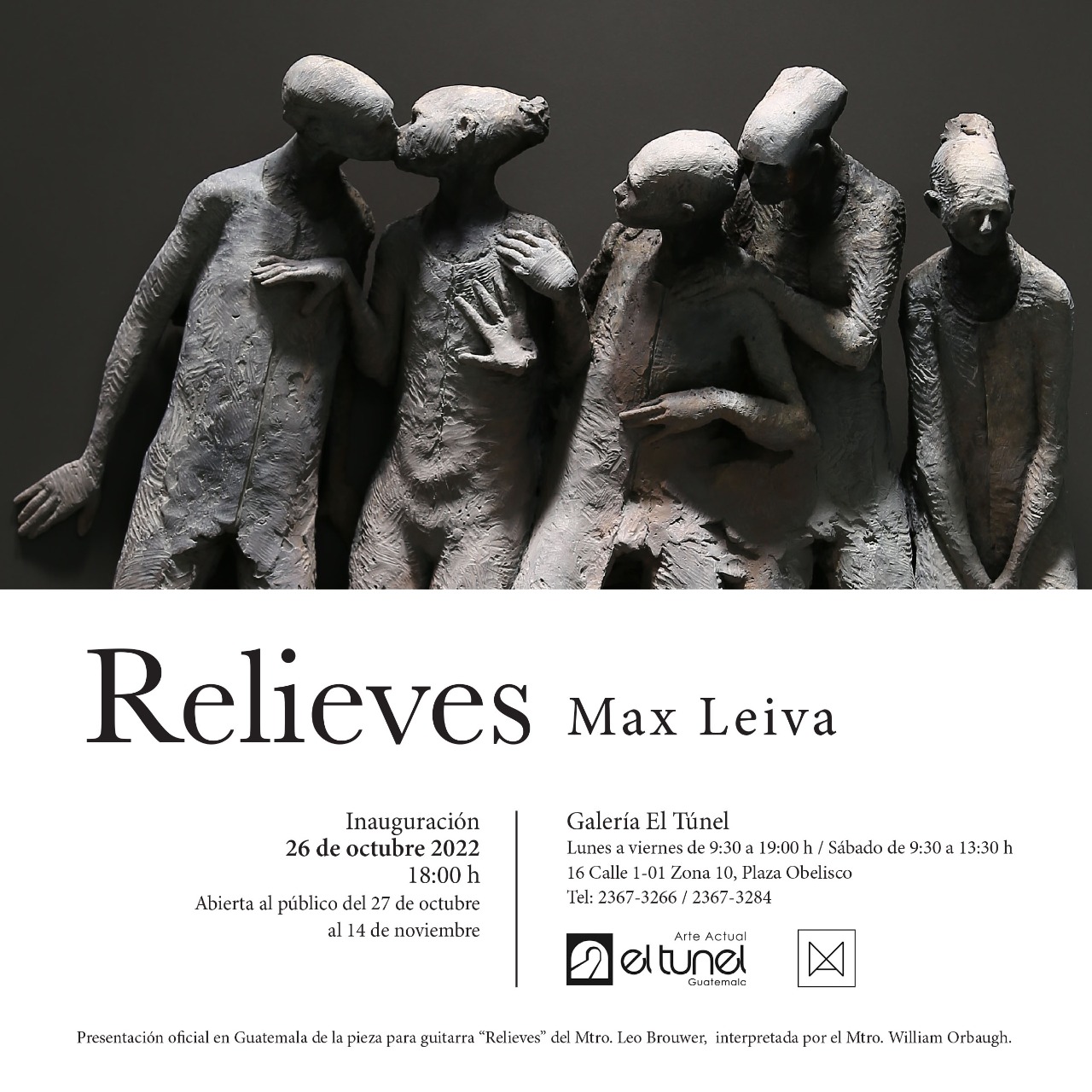 Relieves: la obra del escultor guatemalteco Max Leiva que presenta la ...