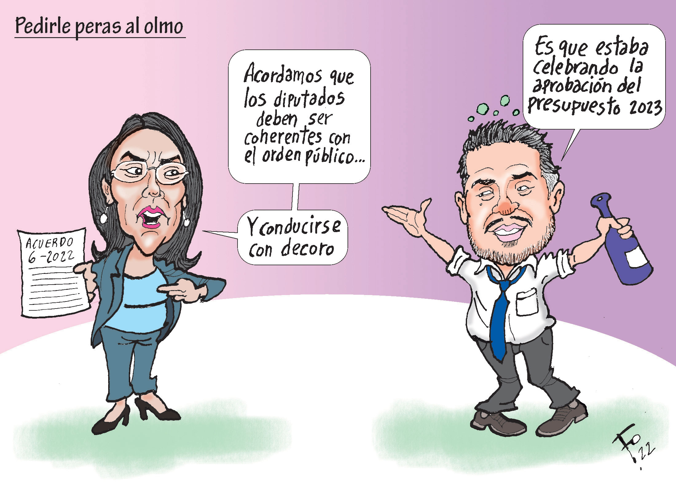 Pedirle peras al olmo