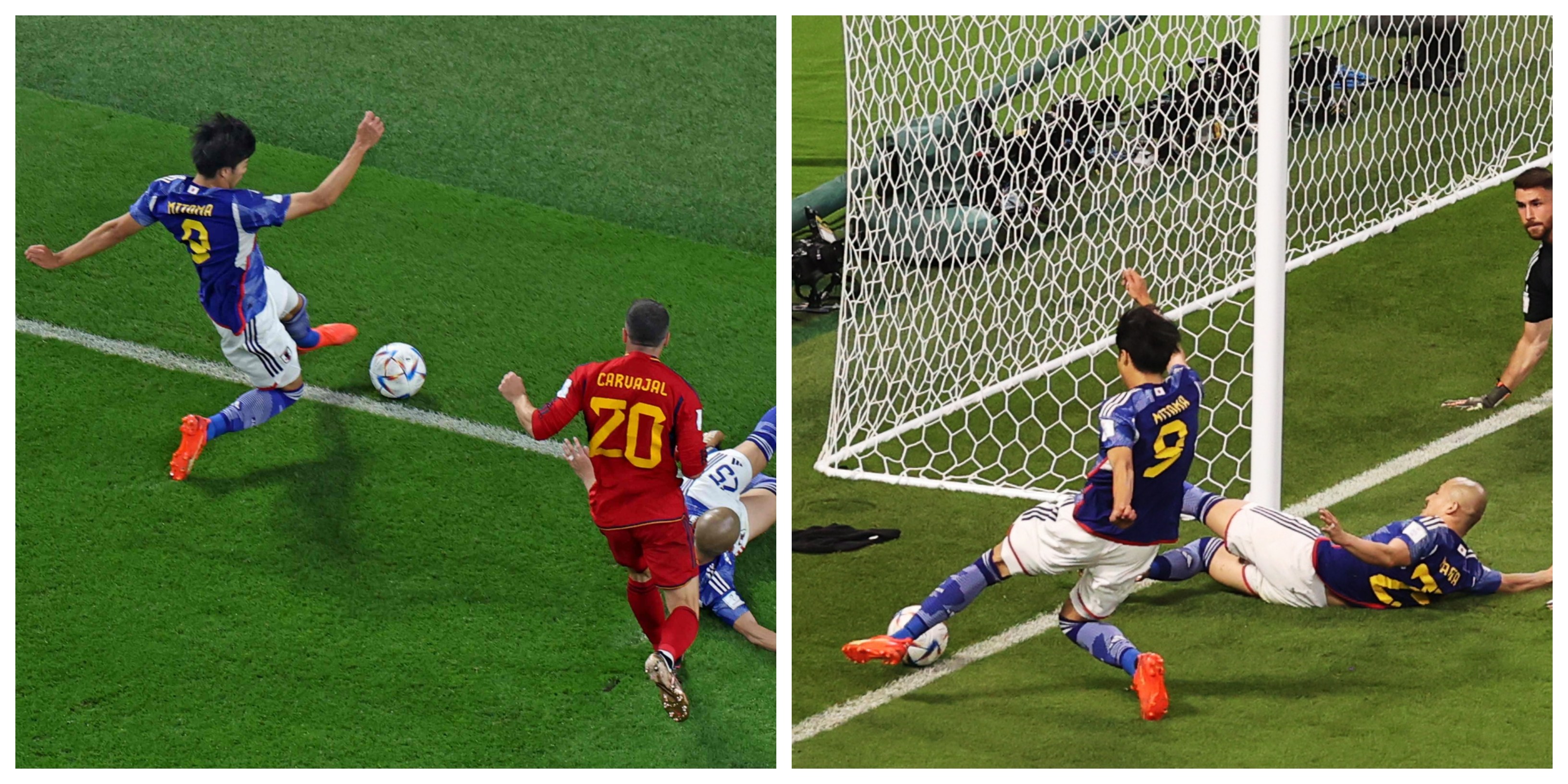 ¿salió La Pelota Las Imágenes Del Polémico Gol De Japón Contra Españaemk 5829
