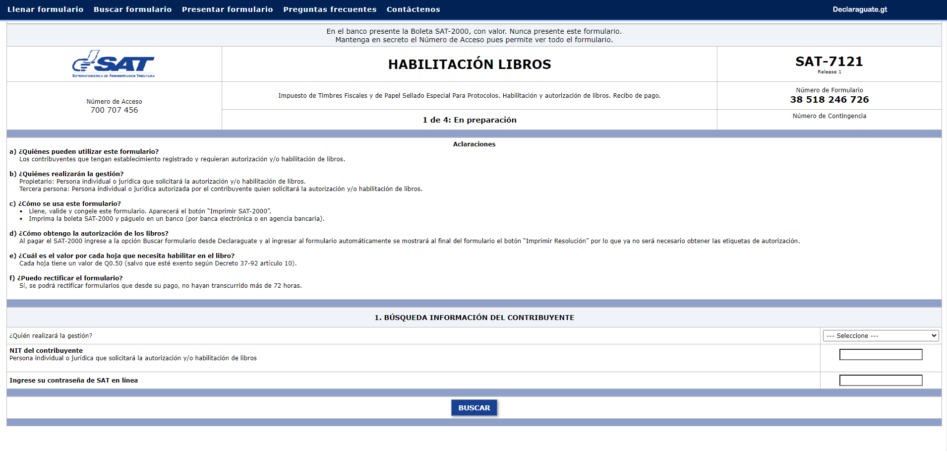 Cómo llenar el libro electrónico tributario de la SAT