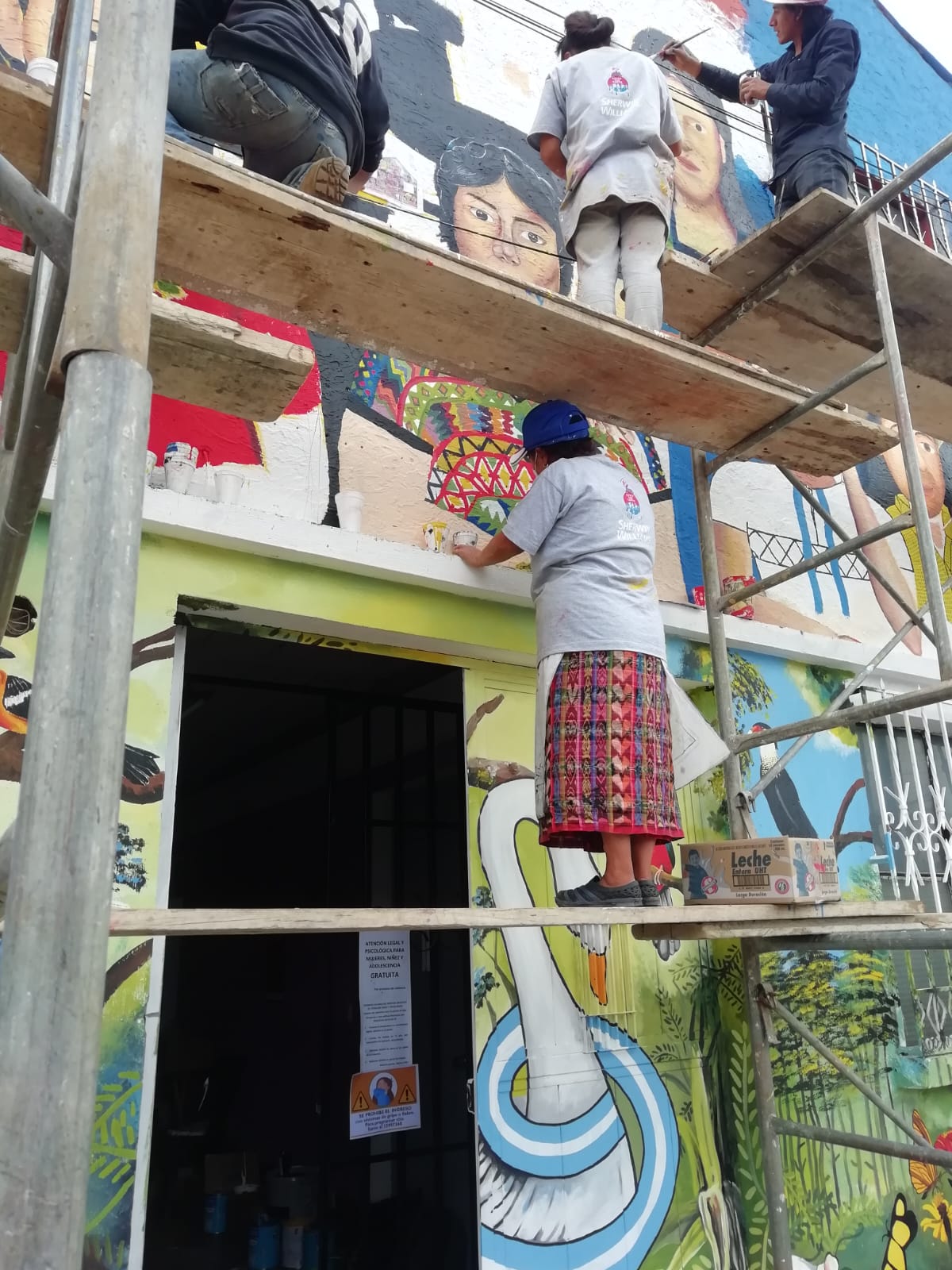 Arte urbano y grafiti en Guatemala: Horas bajo el sol, andamios y ...