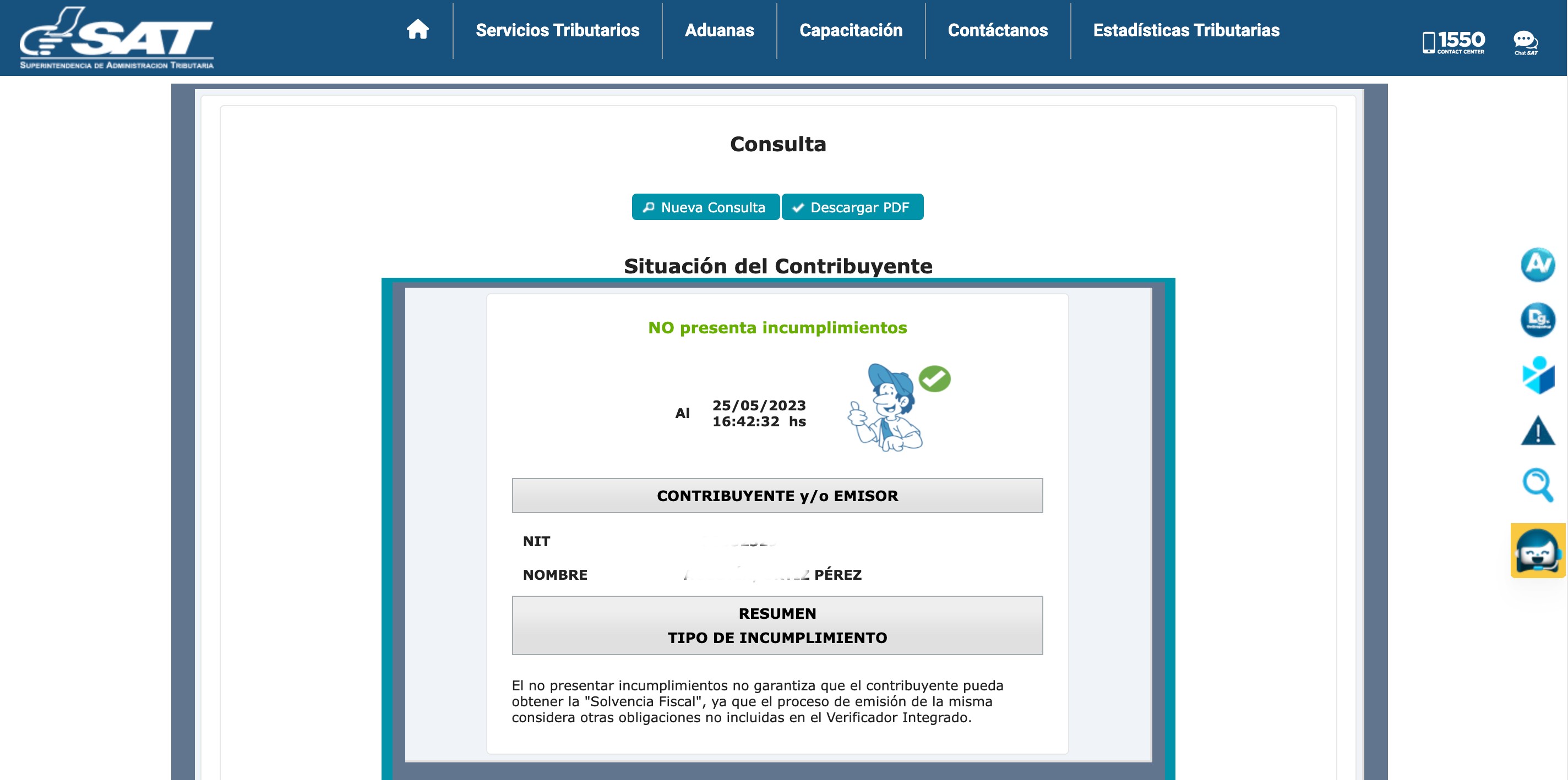 Omisos en la SAT de pequeño contribuyente: ¿Cómo consultar incumplimientos de declaraciones de ...