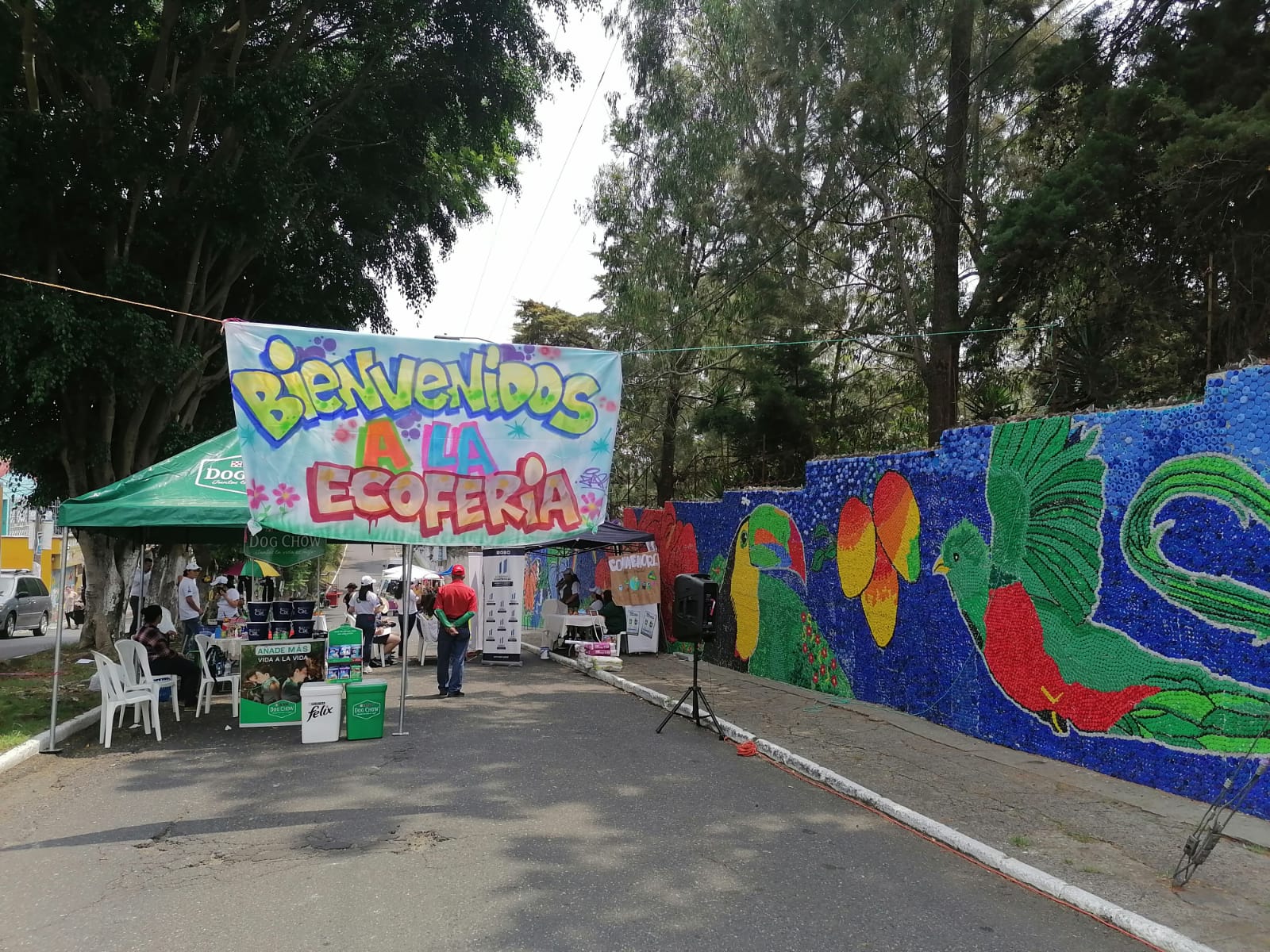 Un millón de piezas: "Construimos en Guatemala el mural con tapitas ...
