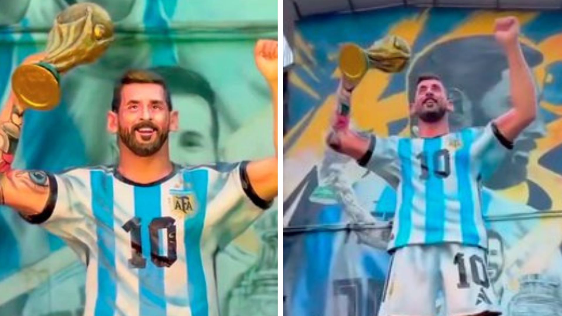 VIDEO | Nuevo monumento a Lionel Messi en India desata ola de críticas ...