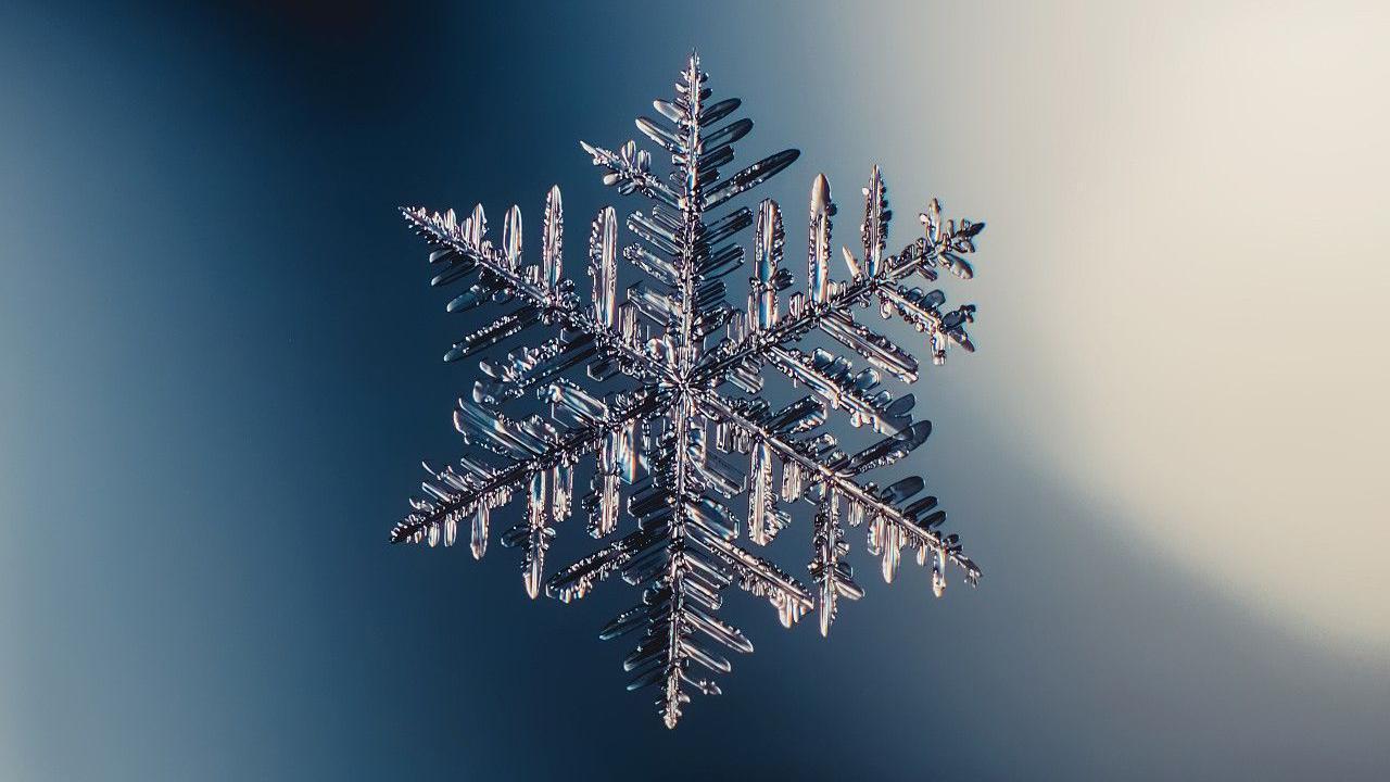 Qué nos dicen los copos de nieve sobre nuestro universo