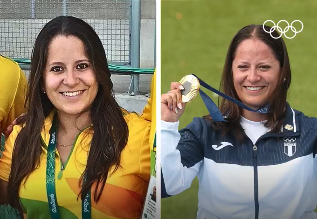 De voluntaria en 2016 a medallista en 2024: La historia de Adriana ...