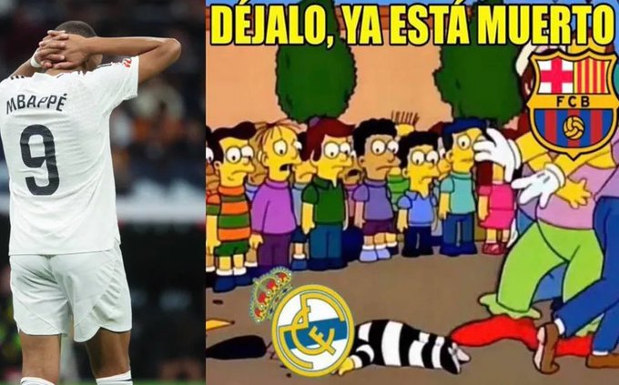 Mbappé es el protagonista de los memes del triunfo del Barcelona ante ...
