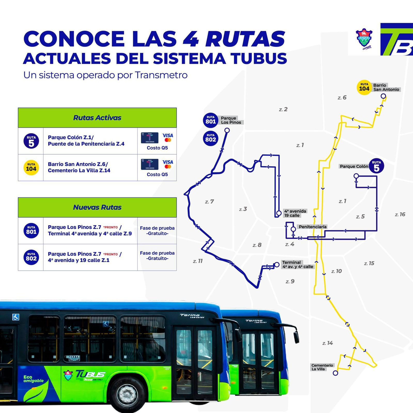 Nueva ruta de buses eléctricos: cuáles son las estaciones entre las ...