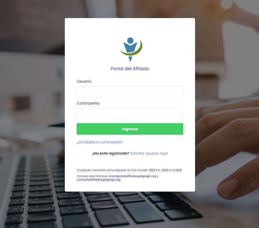 Portal del Afiliado del IGSS permite realizar trámites en línea sin ...