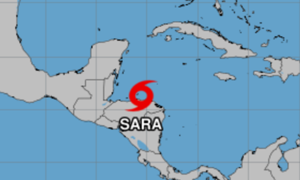 Tormenta tropical Sara: a cuántos kilómetros está de Guatemala y en qué ...