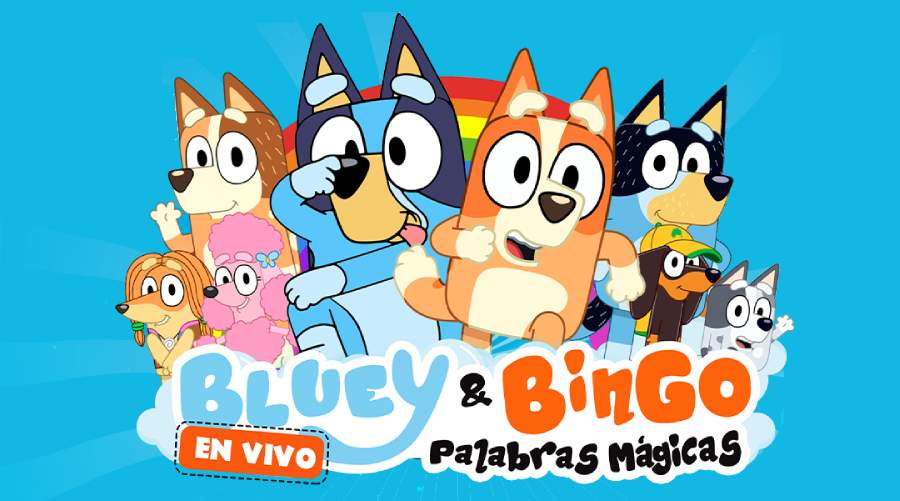 "Palabras mágicas Tour": El show familiar de Bluey & Bingo que llegará ...