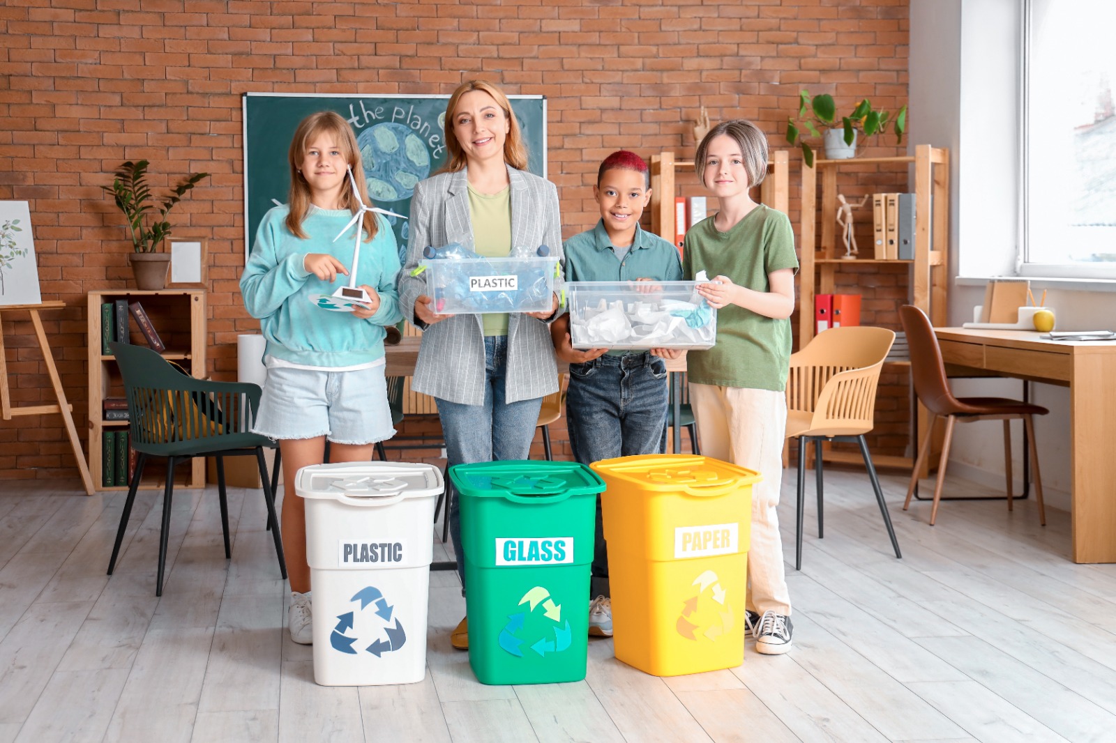 10 estrategias y clasificación de residuos ideales para centros educativos