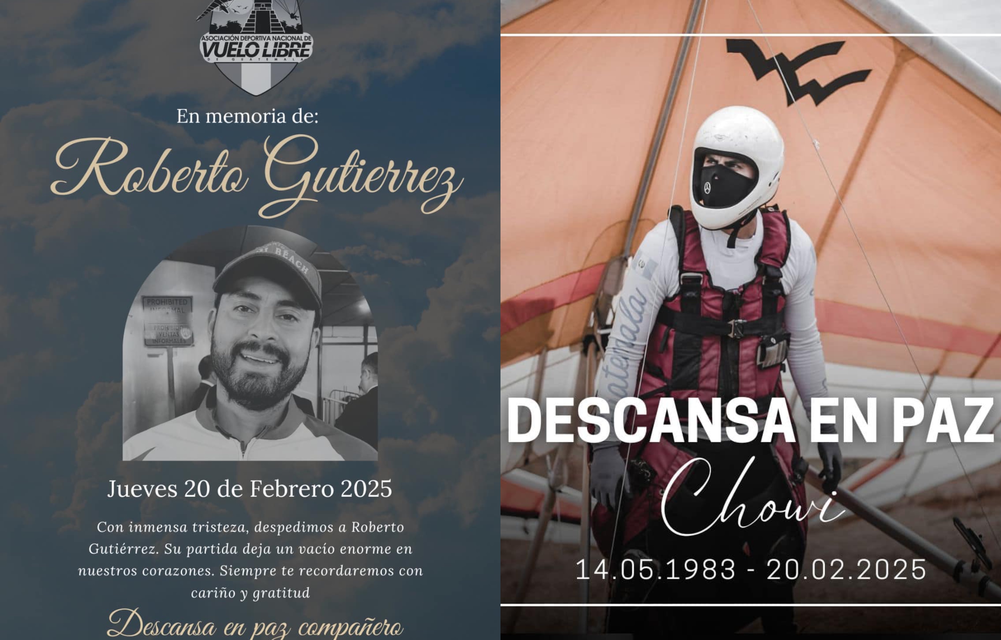 Asociación de Vuelo Libre lamenta muerte de Roberto Gutiérrez, atleta ...