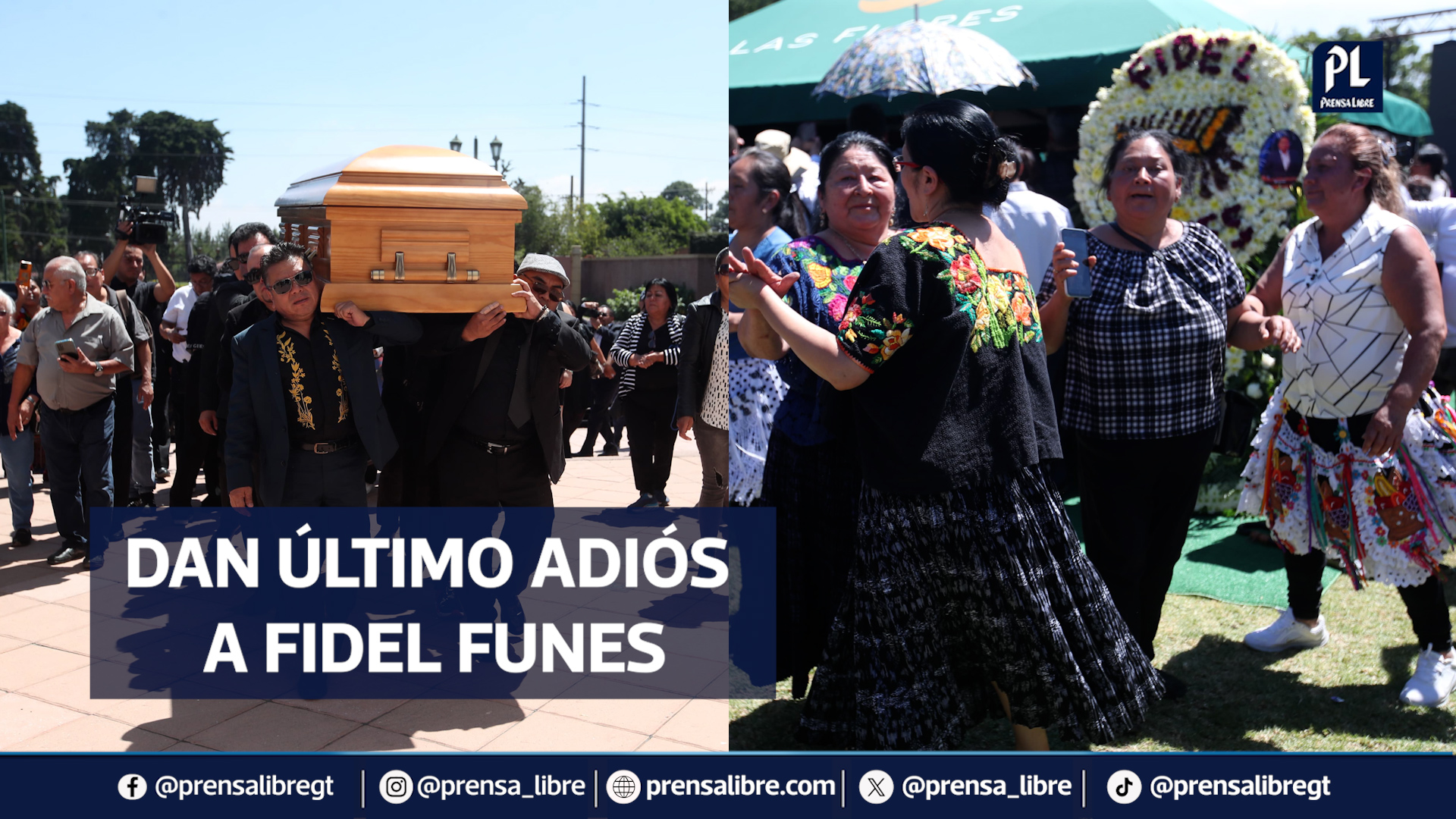 Familiares y amigos dan último adiós a Fidel Funes, compositor y ...
