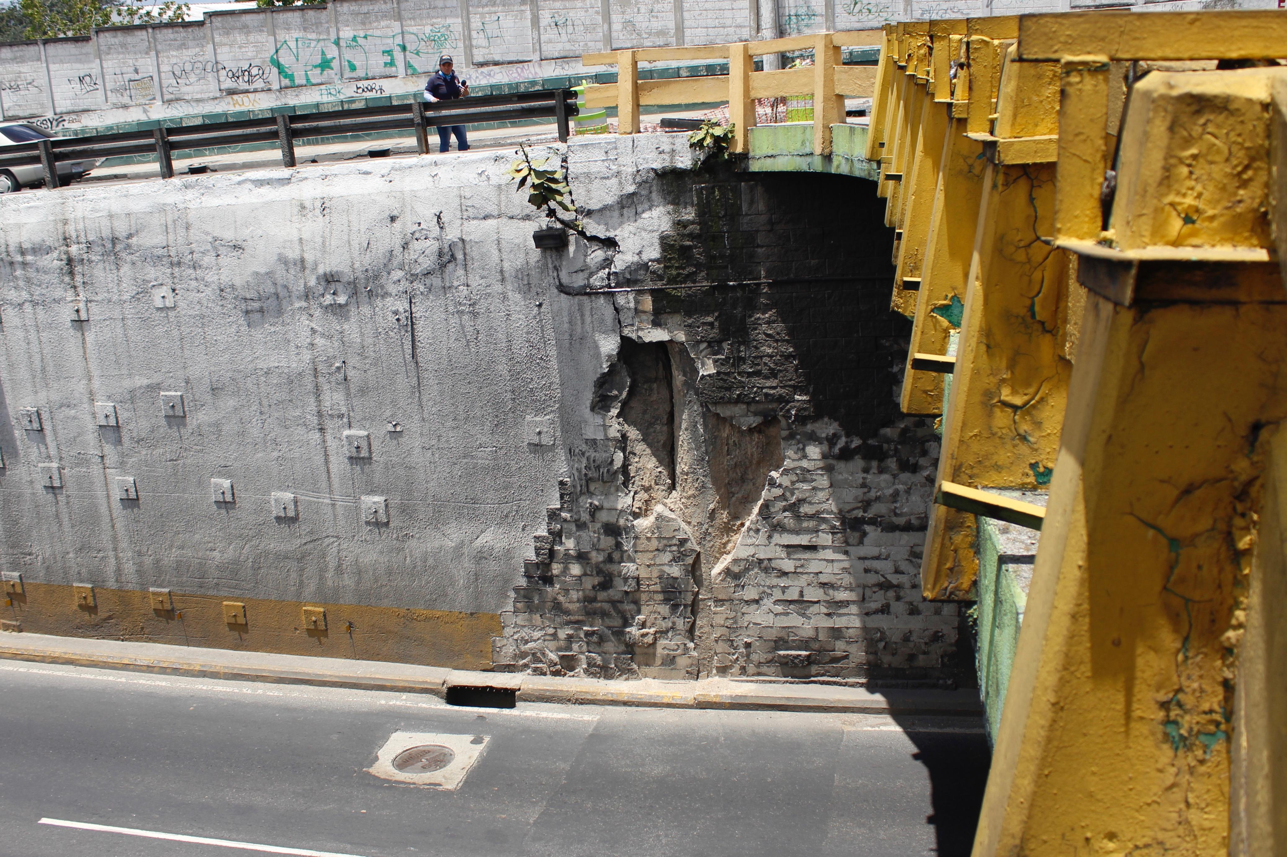 Grietas en el viaducto de Lomas del Norte se multiplican y aparecen ...
